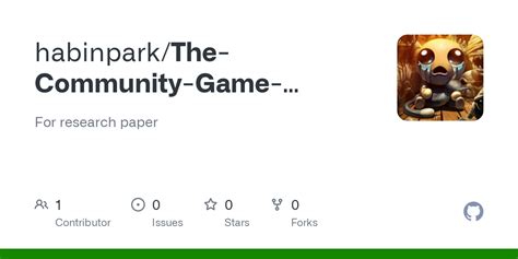 GitHub Habinpark The Community Game Development Toolkit For Research