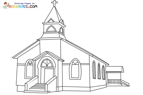 Dibujos De Iglesia Para Colorear