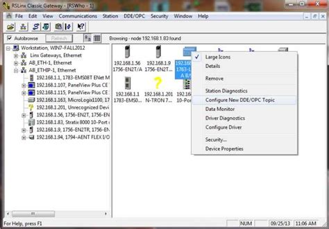 Getting Allen Bradley A B Programmable Controller Data Into Excel Using Rslinx Classic The