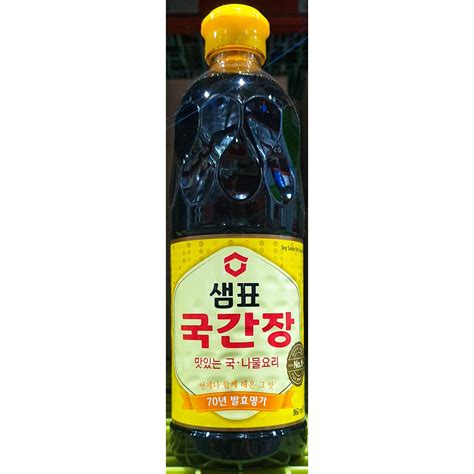 샘표 국간장 860ml 밑간 간장 콩간장 양조간장 최저가 사업자 식자재 식봄