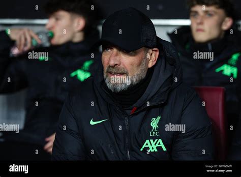 Prague Czech Republic 7th Mar 2024 Liverpool Manager Jurgen Klopp