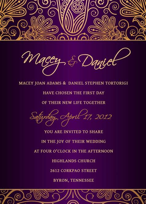 Hindu Wedding Card Templates Editable Cards Design Templates