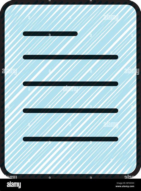 Grated Business Office Paper Document Information Stock Vector Image