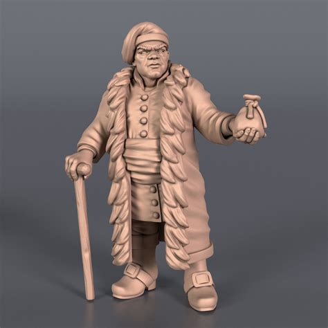 Medieval Townsfolk Villagers Citizen Miniatures Pack V1 28mm 32mm