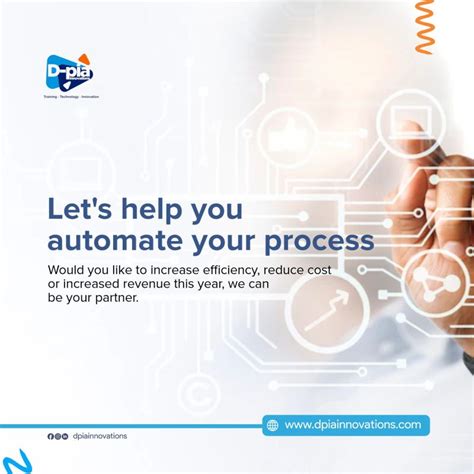 D Pia Innovations On Linkedin Process Automation Efficiency Revenue Partnership Technology…