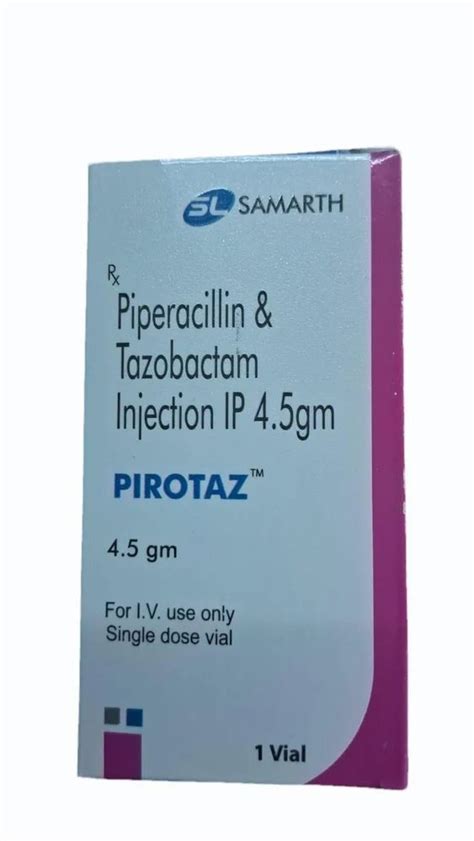 Piperacillin Tazobactam Injection 4 5 G At Rs 120 Vial In Bengaluru Id 2855041169830