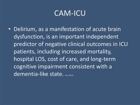 Cpot Rass Cam Icu Pptx Brain And Nervous System Disorders