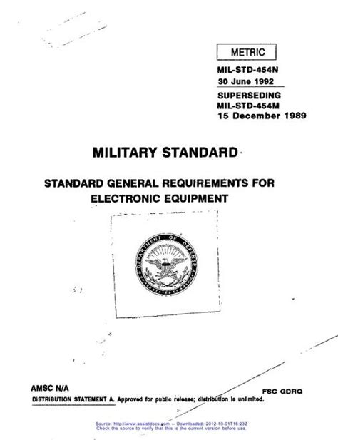 Mil Mil Std 454n