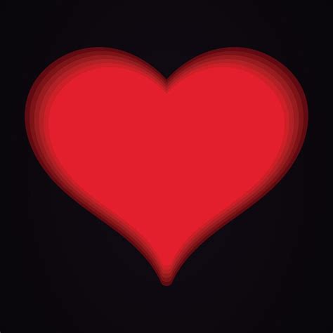 Love Symbol Red Heart Shape Icon Element 4999534 Vector Art At Vecteezy