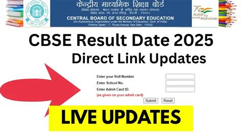 Cbse Result 2025 Class 10 12 Live Updates On Result Date And Time
