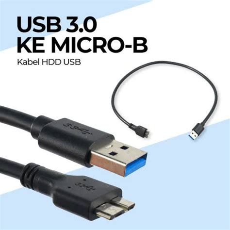 Jual Kabel Hdd External Usb Male To Micro B Kabel Hard Disc External Shopee Indonesia