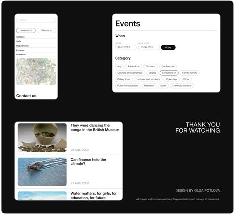 University of Oxford — website concept :: Behance