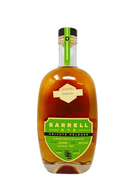 Image Of Barrell Private Release Rye 1c20 Finished In Xo Cognac Casks