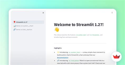 Shruti Agarwal On Linkedin New Features In Streamlit 127