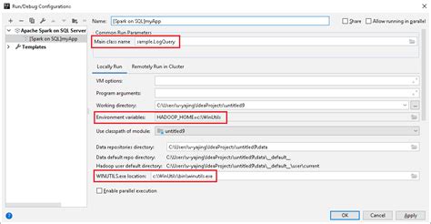 Run Spark Jobs Azure Toolkit For Intellij Sql Server Big Data
