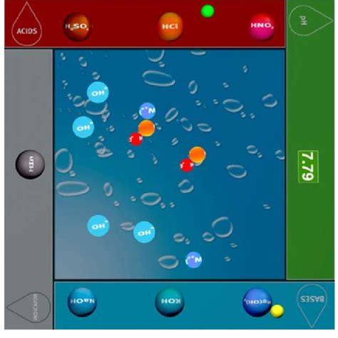screen capture of the visual interface floor projection with