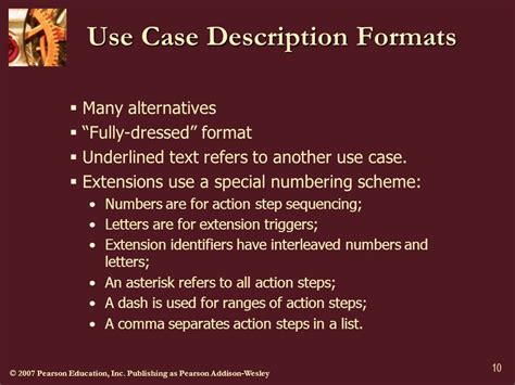 Pearson Education Inc Publishing As Pearson Addison Wesley Use Cases Descriptions And