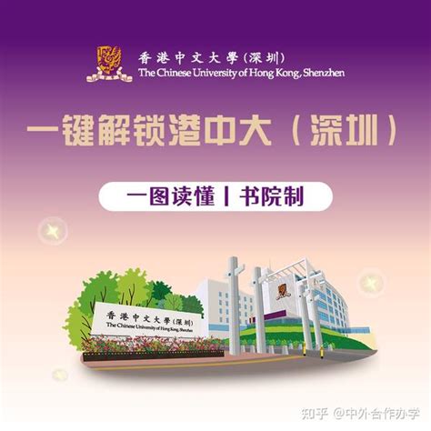 香港中文大学（深圳） 一图读懂独特的书院制！ 知乎