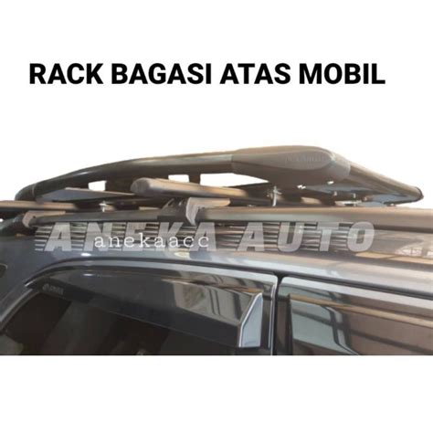 Jual PAKET RAK BAGASI ATAS MOBIL KAKI BAGASI PLATINUM JEPIT ROOF FILL