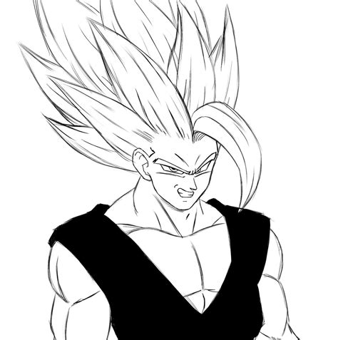 Gohan Drawing Step Step