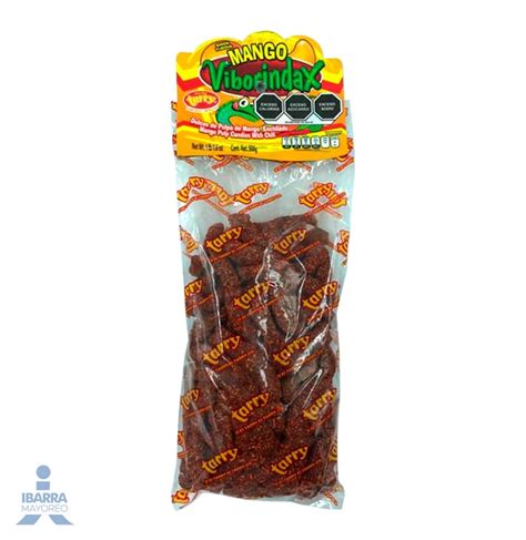Dulce Tarry Pop Viborindas Mango Enchiladas 500 G Ibarra Mayoreo