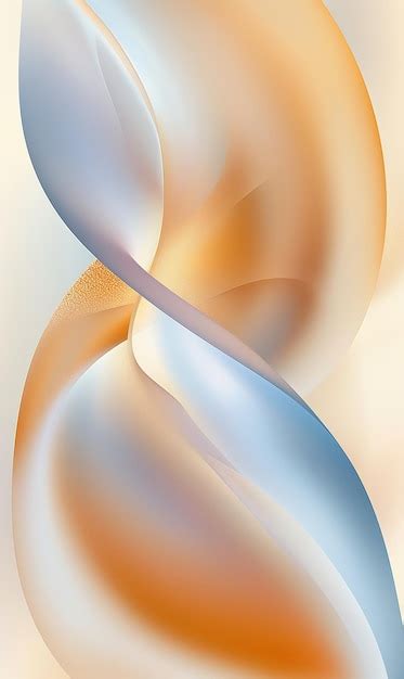 Premium Photo Abstract Swirling Shapes In Soft Hues