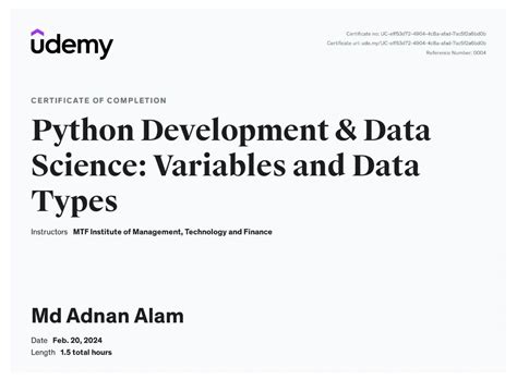 python datascience certificationcomplete techenthusiast… md adnan