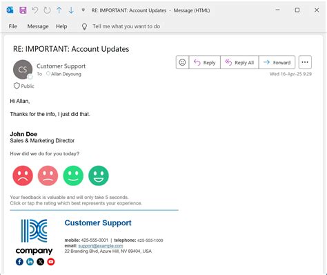 Examples Of Use Email Signatures Use Signatures With Shared Mailboxes Codetwo Email