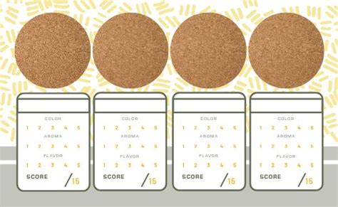 Yellow Flight Tasting Mat Design Template By Musthavemenus