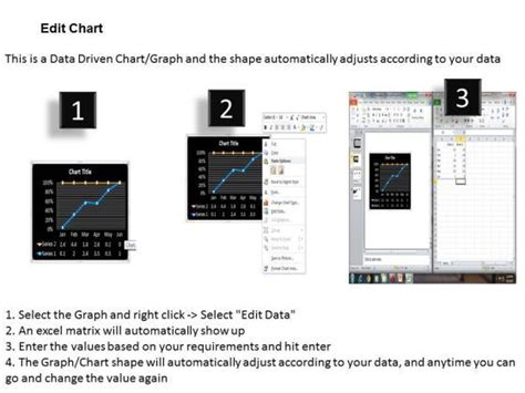 quantitative data analysis driven economic status line chart powerpoint