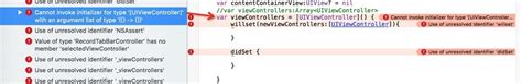 已解决 Swift代码出错：cannot Invoke Initializer For Type Uiviewcontroller