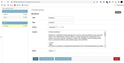 Add Markdown For Django Content Additional By Soedarhana Medium