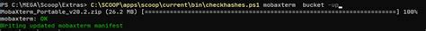 Mobaxterm202 Hash Check Failed · Issue 3837 · Scoopinstallerextras