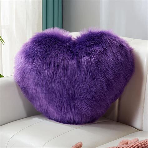Heart Pillow Double Sided Plushsoft Heart Shaped Throw Pillowsfluffy