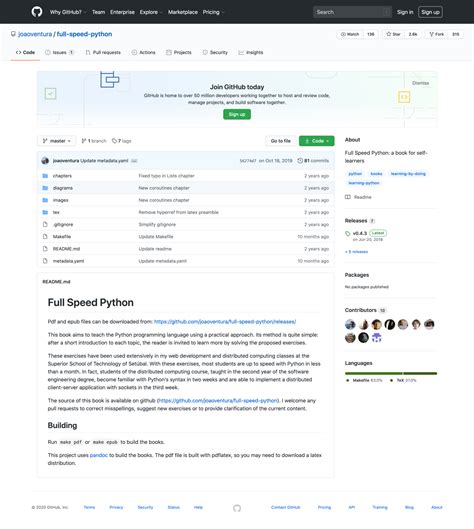GitHub上学习Python的前 个仓库 python 菜鸟