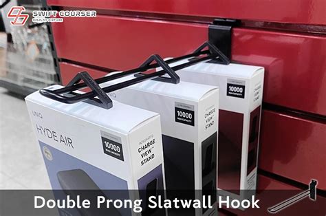 Double Prong Metal Slatwall Hook Swift Courser