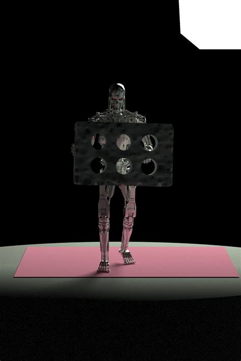 Terminator T 800 Endoskeleton T4 3d Model By Skynet 2029