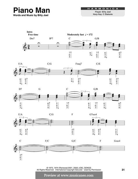Piano Man Uke Chords Rangosvn