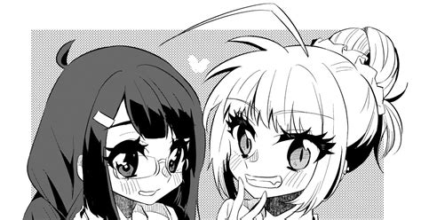 創作百合 今描いてる百合のらくがき 羽冬のぎのイラスト Pixiv