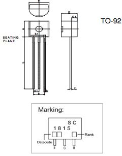 C1815 Datasheet PDF , GTM CORPORATION : NPN EPITAXIAL PLANAR TRANSISTOR