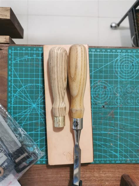 Pair Of Handles I Made For Unhandled Narex Chisel Blades After I