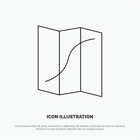 map location navigation pin line icon vector 17990779 vector art at