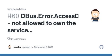 Dbus Error Accessdenied Not Allowed To Own The Service Org Bluez