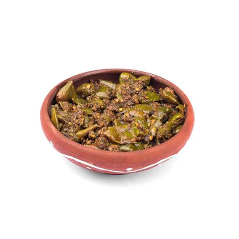 Buy Teekha Mirchi Ka Achaar Spicy Green Chilli Pickle At Jhaji Store