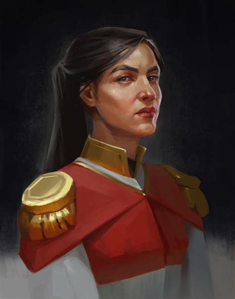 Captain Masha Kuravcova Character Portraits Character Art