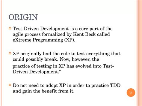 Test Driven Development Ppt