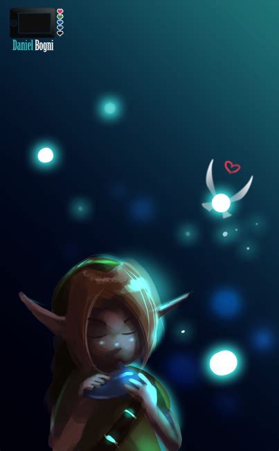 Link And Navi The Legend Of Zelda And More Drawn By Daniel Bogni
