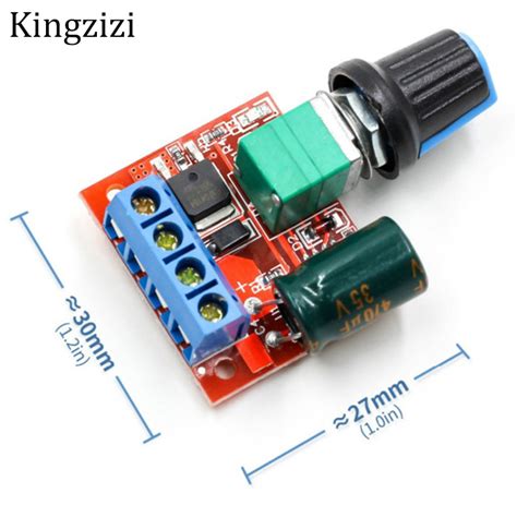 Mini 5A 90W PWM DC Motor Speed Controller Module DC DC 4 5V 35V