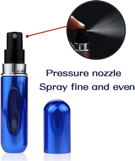 5 In 1 Bundle Mini Refillable Perfume Atomizer Bottle Tophatter