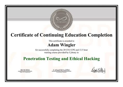 Penetration Testing And Ethical Hacking Certificate Pdf